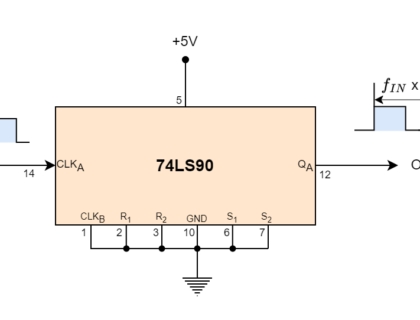 74LS90 Divide-by-2 Counter - Electronics-Lab.com