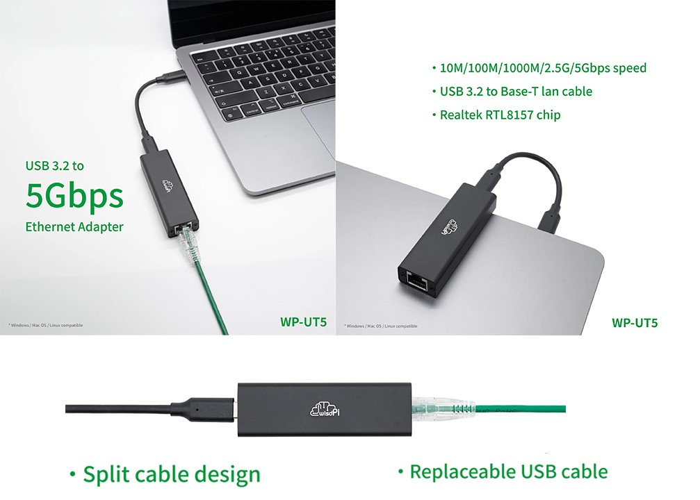 Realtek RTL8157 5Gbps Ethernet to USB features - Electronics-Lab
