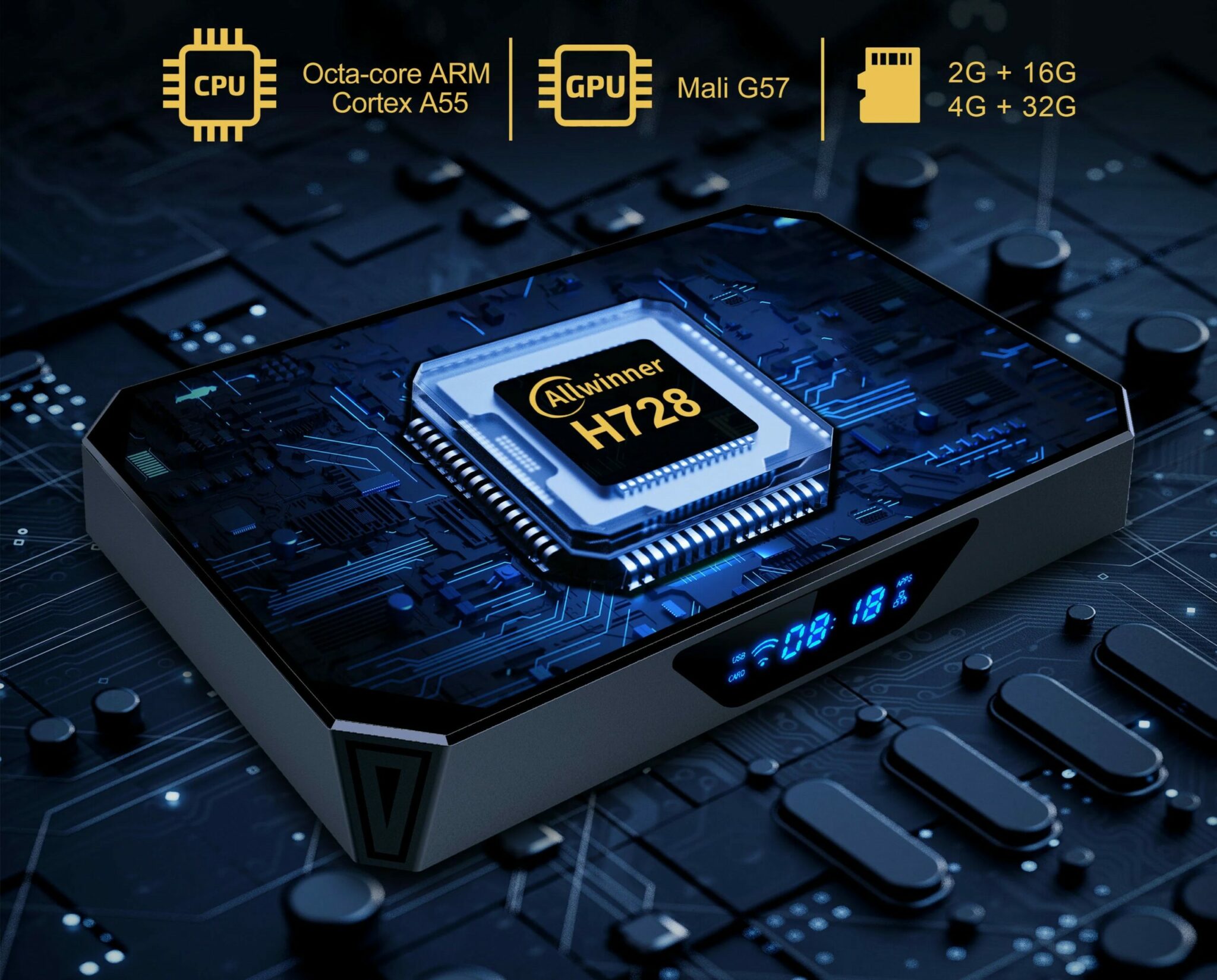 X96Q Pro+ TV Box with Allwinner H728 SoC: 8K Streaming, Wifi 6, and ...