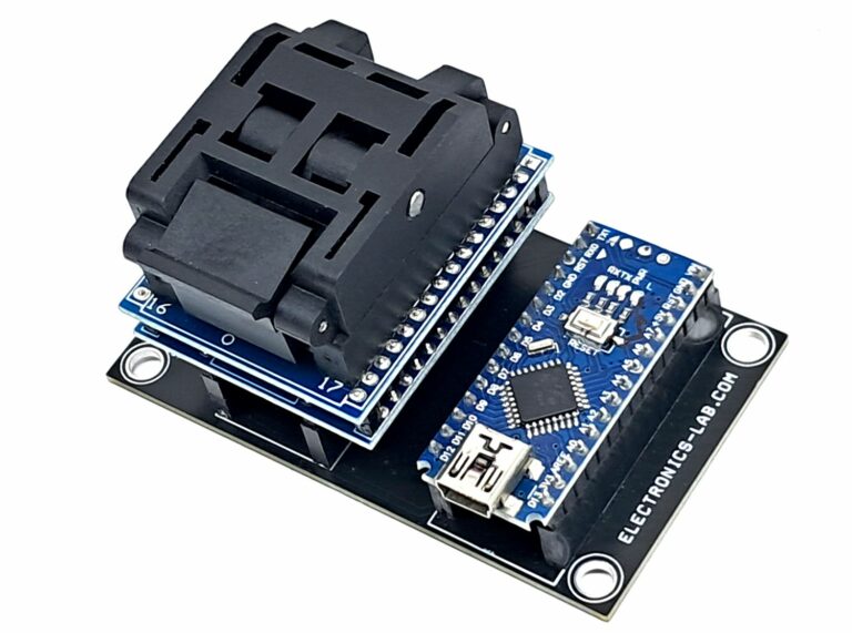 Bootloader Programmer Tool For Atmega328 32pin Tqfp Arduinio Isp Electronics Lab