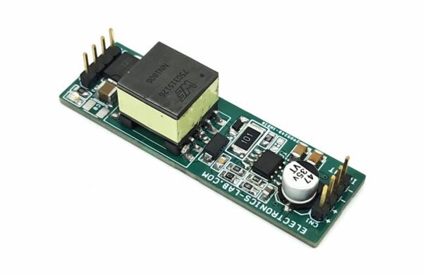 Isolated Flyback Converter with 18V-28V Input and 12V Output - Electronics-Lab