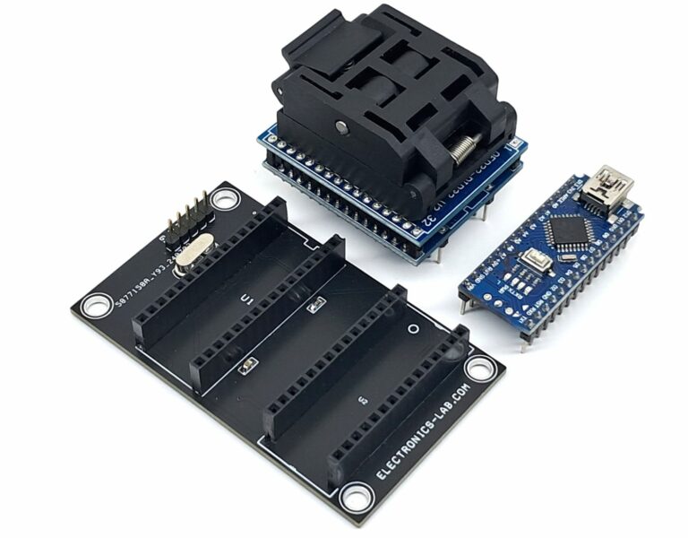 Bootloader Programmer Tool For Atmega328 32pin Tqfp Arduinio Isp Electronics Lab