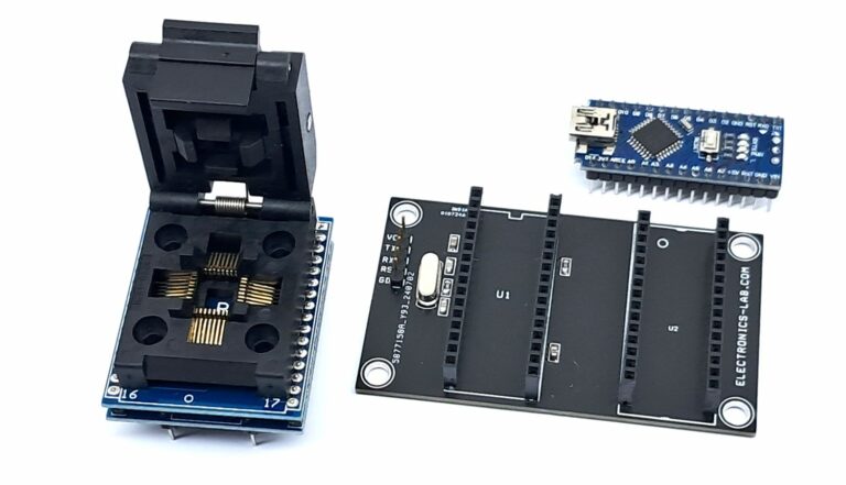 Bootloader Programmer Tool For Atmega328 32pin Tqfp Arduinio Isp Electronics Lab