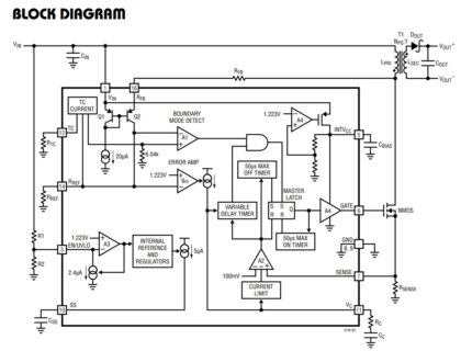 LT3748 chip block diagram - Electronics-Lab.com