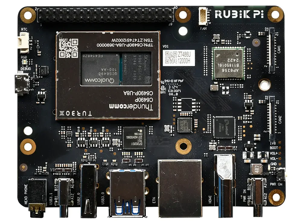 RUBIK-PI front side - Electronics-Lab.com