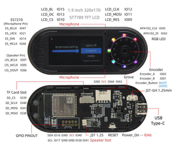 Buy T-Embed: IoT Embedded Panel with Display and RGB Lights Buy T-Embed: IoT Embedded Panel with Display and RGB Lights