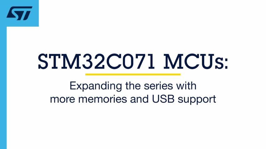 Stmicro Stm32c071 A Low Power Microcontroller With Arm Cortex M0 Mcu 4624