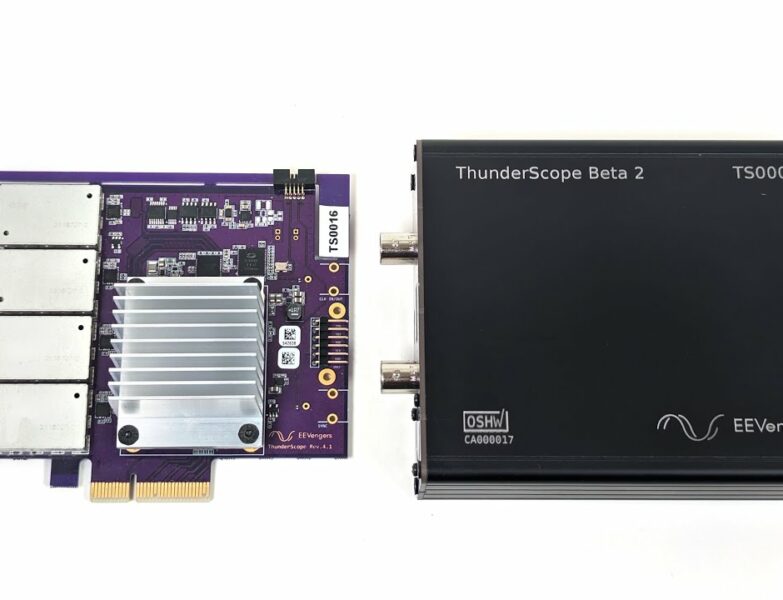 ThunderScope Open-Source PCIe oscilloscope has 1 GS/s data sampling rate - Electronics-Lab.com
