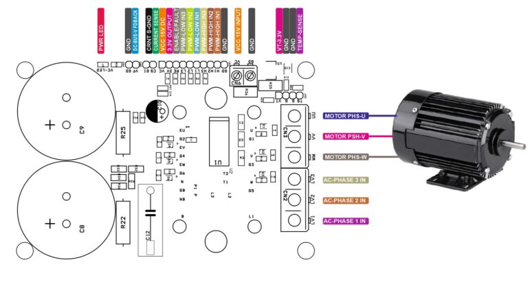 1200V Inverter Module for 3 Phase Motors up to 2KW - Electronics-Lab