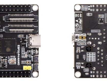 ESP32-P4-NANO board front and back - Electronics-Lab.com