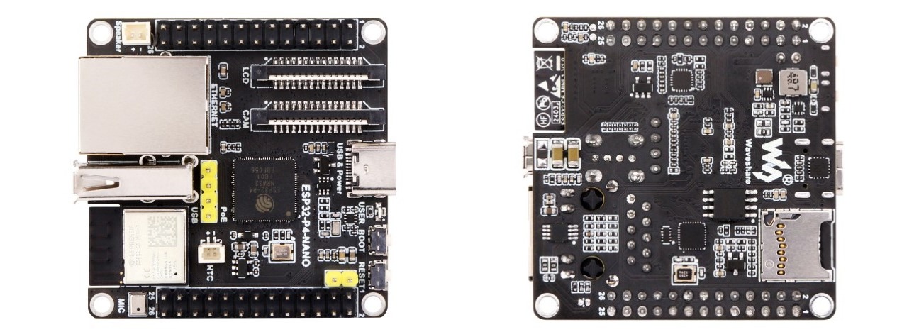 Waveshare ESP32-P4-NANO Development Board: Powered by ESP32-P4 MCU, ESP32-C6-MINI, and RISC-V ...