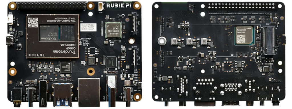 RUBIK Pi AI SBC with Qualcomm QCS6490 Platform, RP Support