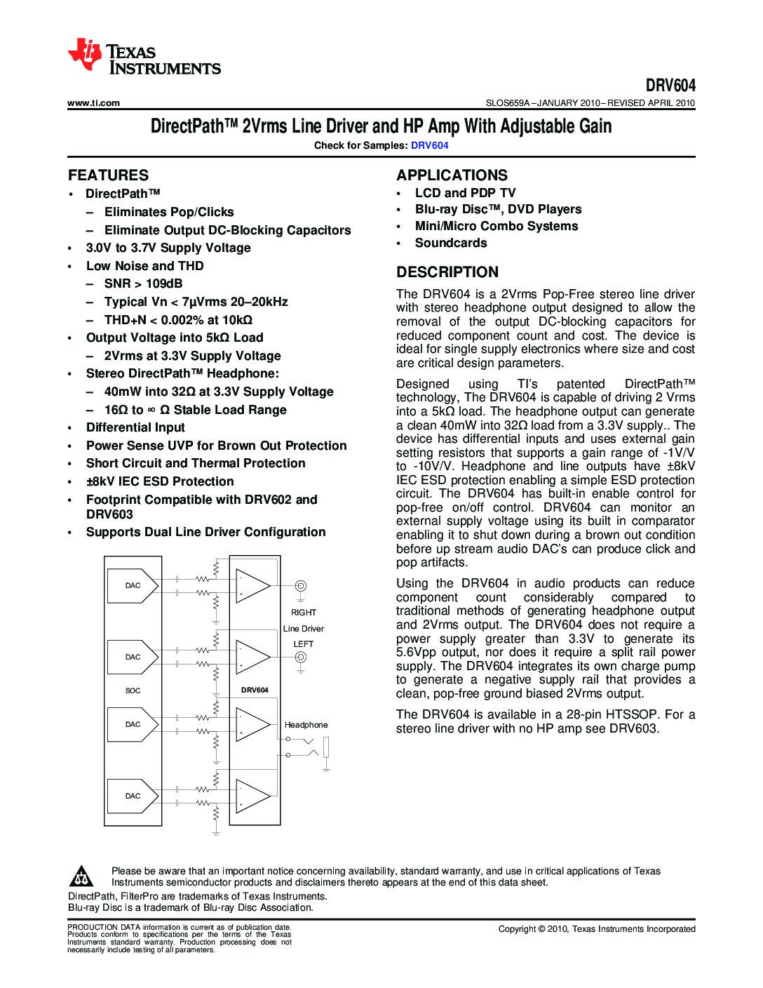 drv604 - Electronics-Lab.com