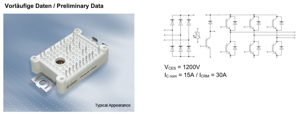1200V Inverter Module for 3 Phase Motors up to 2KW - Electronics-Lab