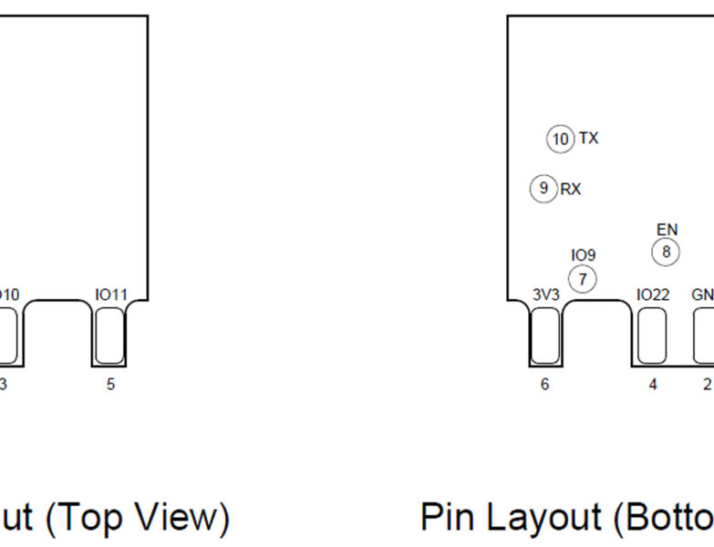 ESP32-H2 BLE module Pinout - Electronics-Lab.com