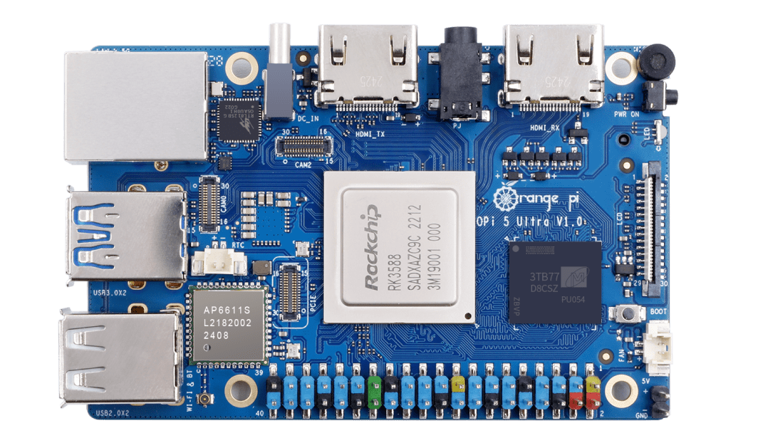 OrangePi 5 Ultra SBC Features RK3588