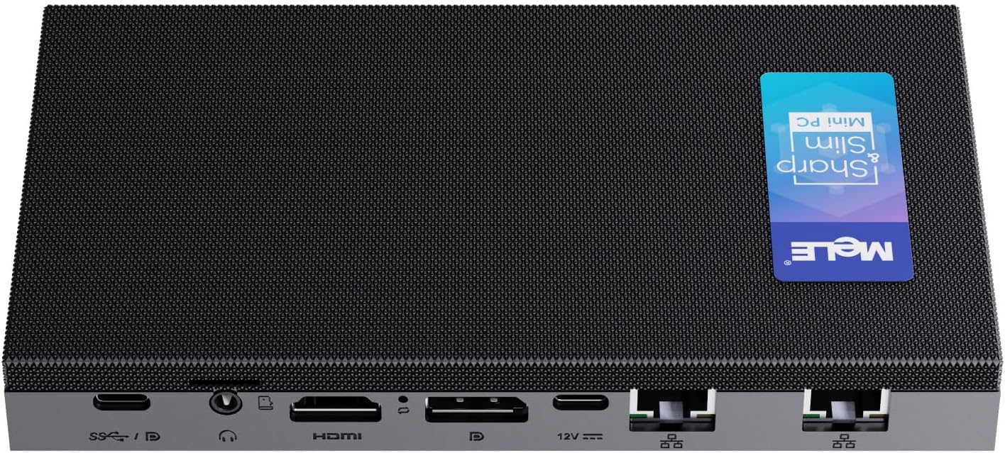 MeLE QuieterDL Fanless Mini PC with Intel N100