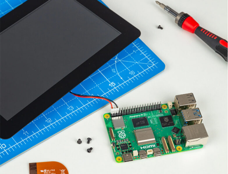 Raspberry Pi Touch Display 2 with Raspberry Pi 5 - Electronics-Lab.com
