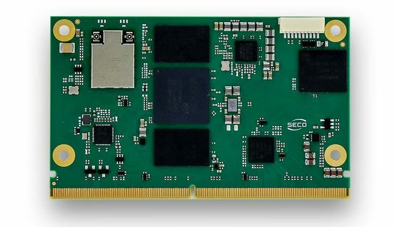 SOM-SMARC-Genioxxx with MediaTek Genio 510 front - Electronics-Lab.com