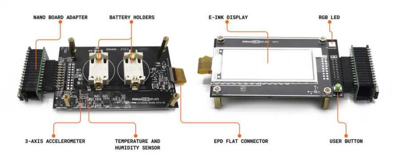 EPDK-Matter Kit is a Arduino Nano ePaper display development board with ...