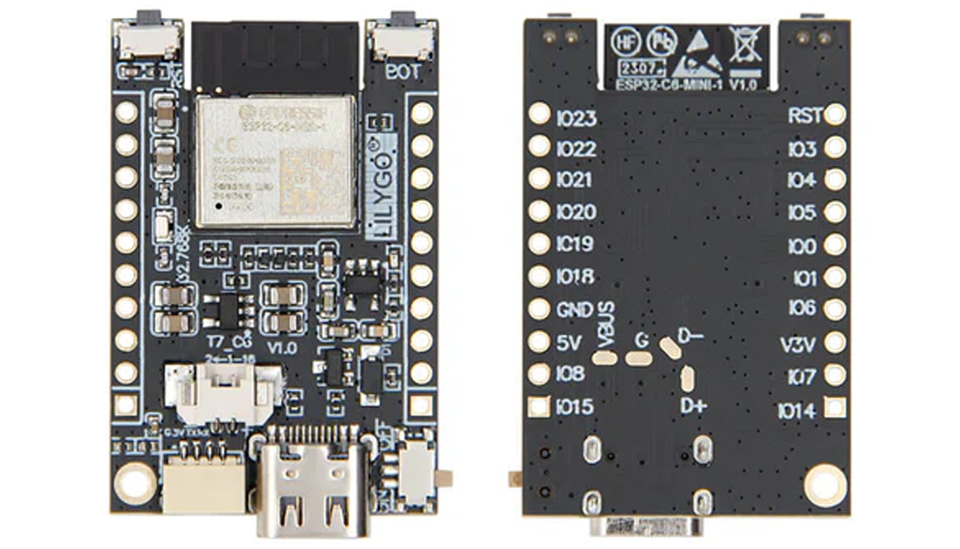 LILYGO T7-C6: Affordable ESP32-C6 IoT Board for Developers