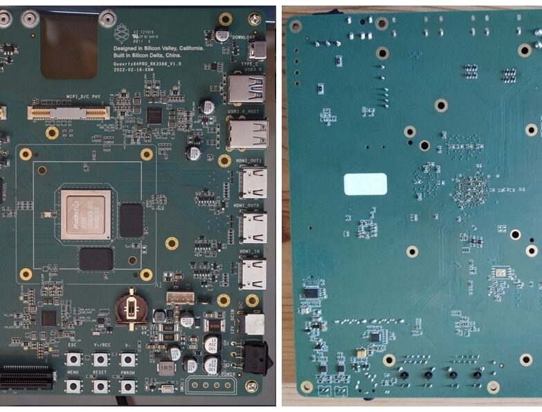 Quartzpro64 Developer Board front and back - Electronics-Lab.com