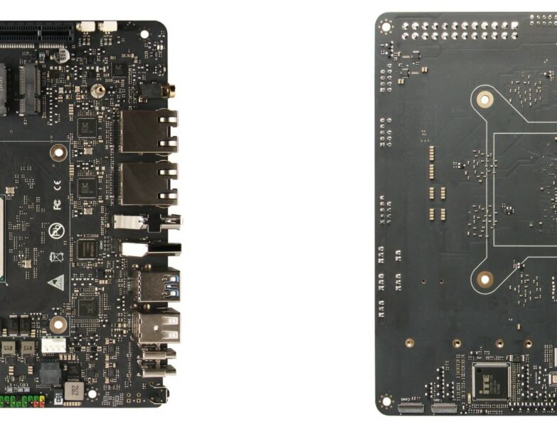 Radxa Orion O6 front and back - Electronics-Lab.com