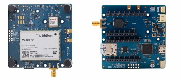 Iridium Certus 9704 Module and Development Kit with Microchip ATSAMD21J18A and U-blox MAX-M10S ...
