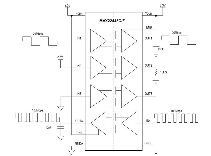 Four-Channel Digital Isolator - Reinforced - High Speed - Low-Power - Electronics-Lab
