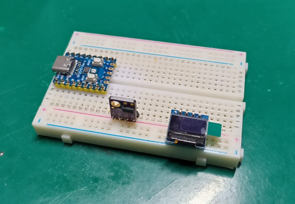 Laser distance sensor with OLED display and RP2040 - Electronics-Lab