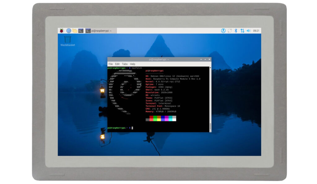 Raspberry Pi industrial PC 10.1-inch - Electronics-Lab.com
