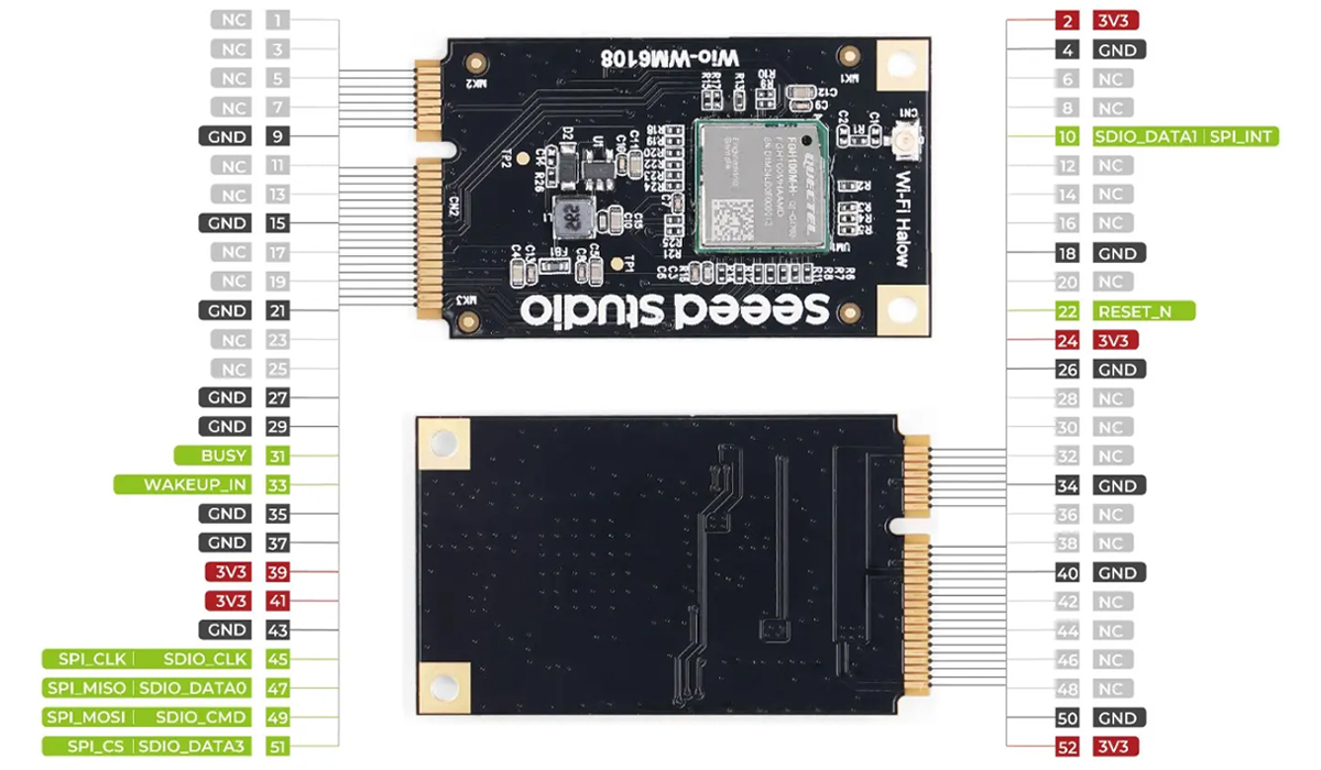 Long-Range Wi-Fi HaLow Mini-PCIe Module for Smart IoT