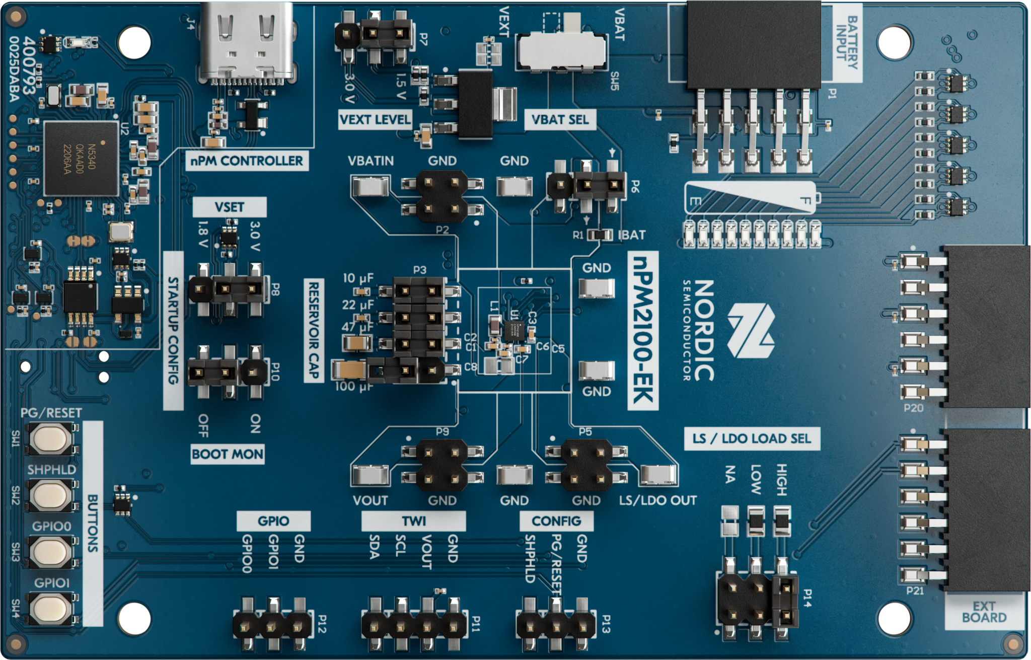 Nordic Launches nPM2100 PMIC Evaluation Kit