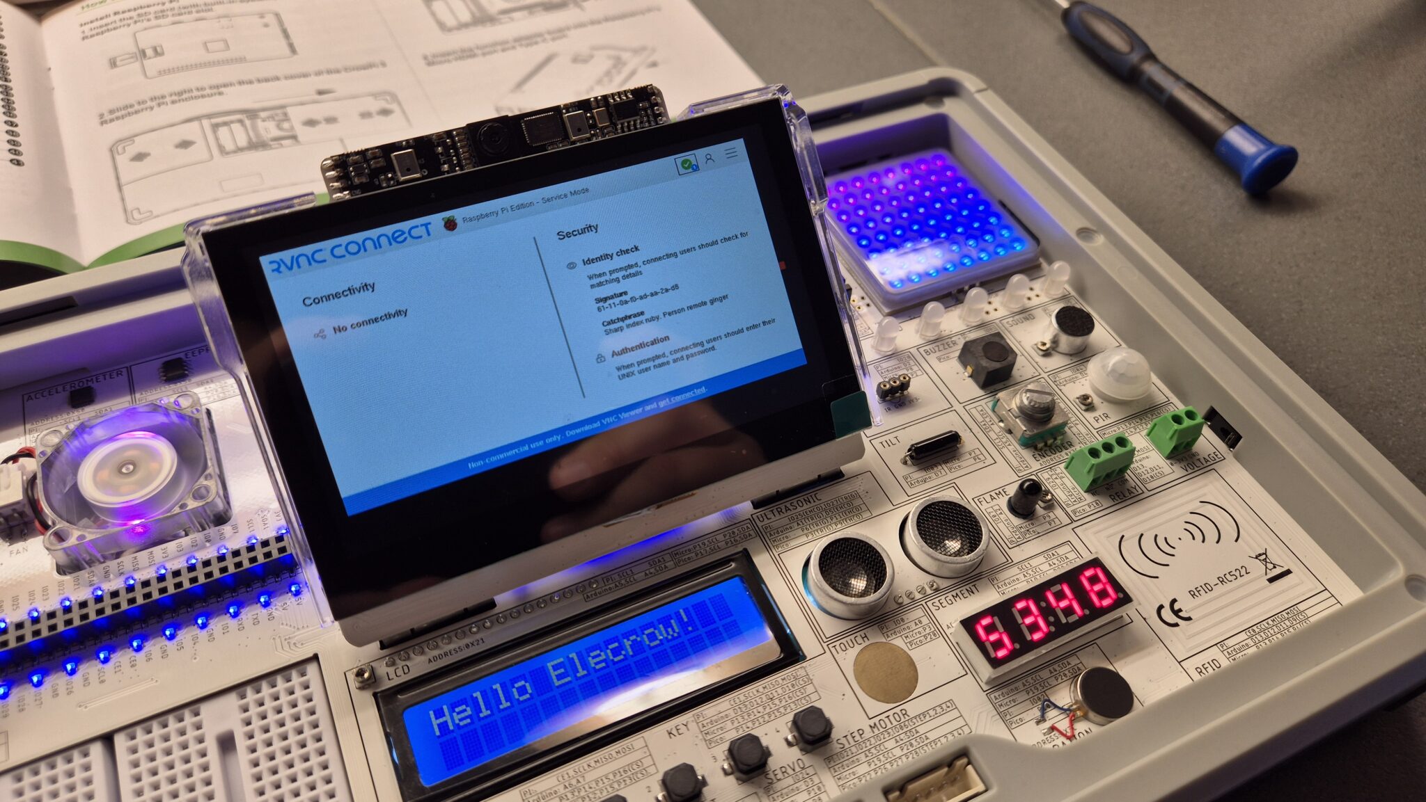 CrowPi 3 Raspberry Pi-based learning Kit with 30+ Modules