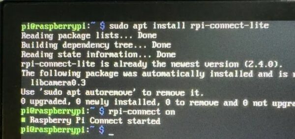 Raspberry Pi Connect adds secure web-based SSH access.