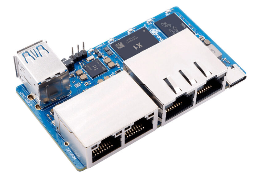 Orange Pi R2S RISC-V router board combines octa-core Ky X1 processor ...