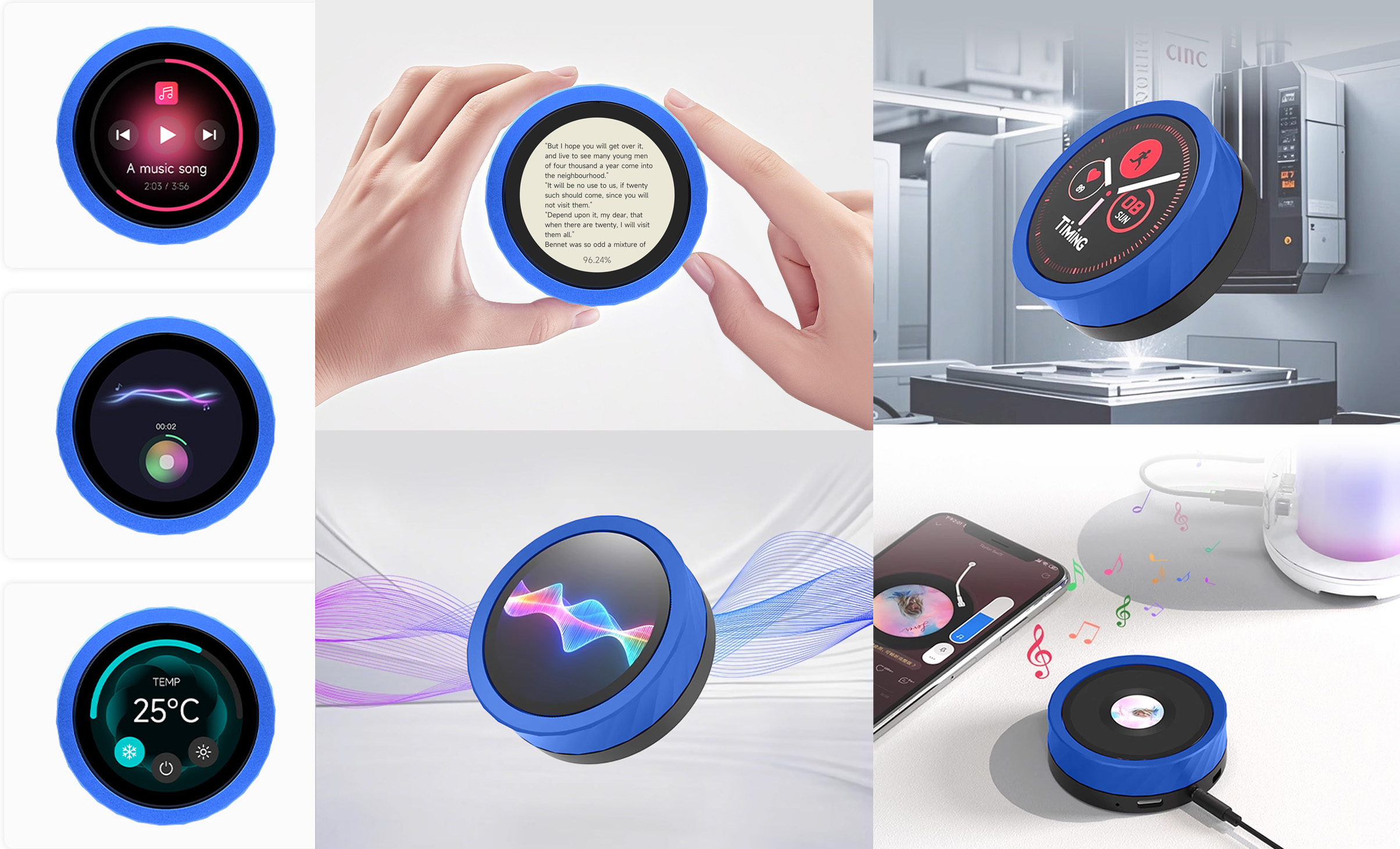 1.8-inch Knob Display features ESP32-S3 and ESP32 SoC - Electronics-Lab