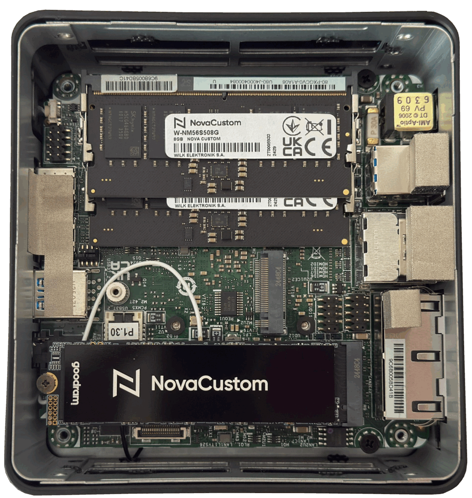 NovaCustom NUC Box: Meteor Lake, Coreboot, Quad-display
