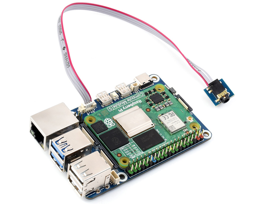 CM5-to-Pi5-Adapter Audio Codec - Electronics-Lab