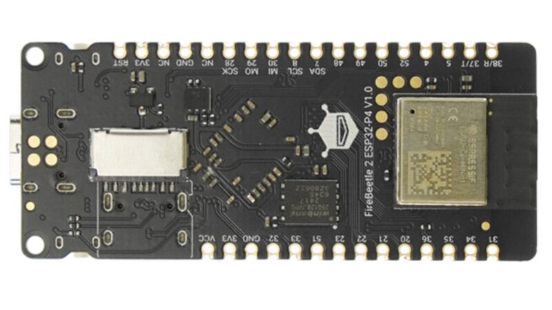 Dfrobot Launches Firebeetle 2 Esp32 P4 Edge Ai And Multimedia Development Platform Electronics Lab