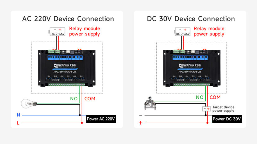 High quality 6-Ch relays wiring diagram - Electronics-Lab
