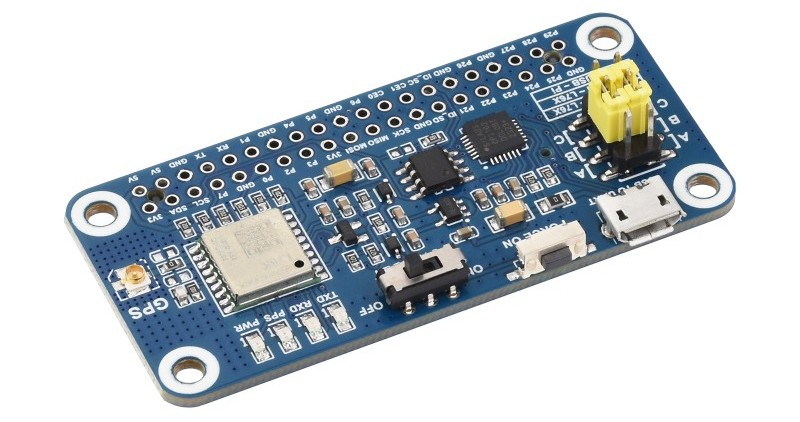 Raspberry Pi GPS HAT with multi-GNSS and fast tracking.