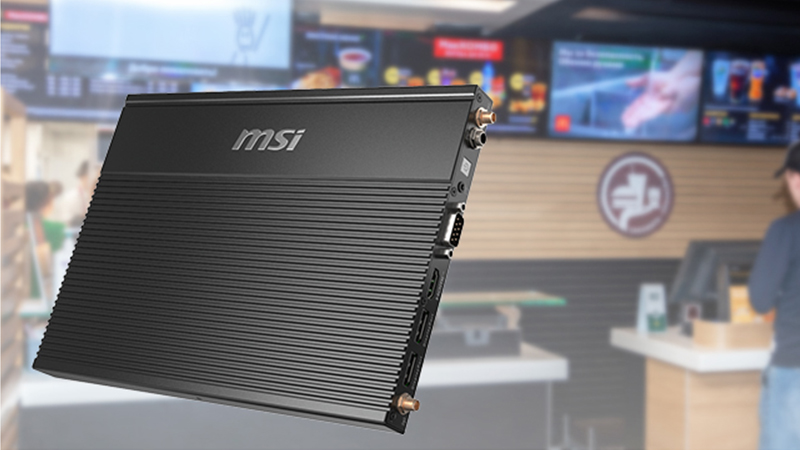 MSI Fanless Box PC MS-C926: Slim, powerful edge system.