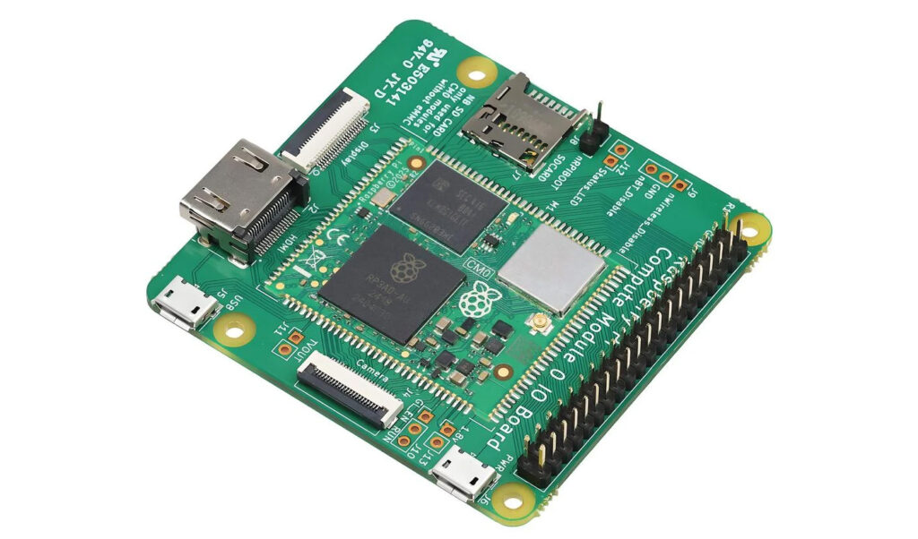 Raspberry Pi CM0 - Compact Castellated Compute Module with RP3A0 SiP ...
