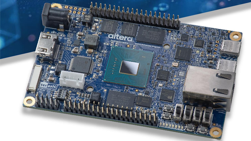 DE25-Nano FPGA board with Agilex 5 SoC and ARM HPS