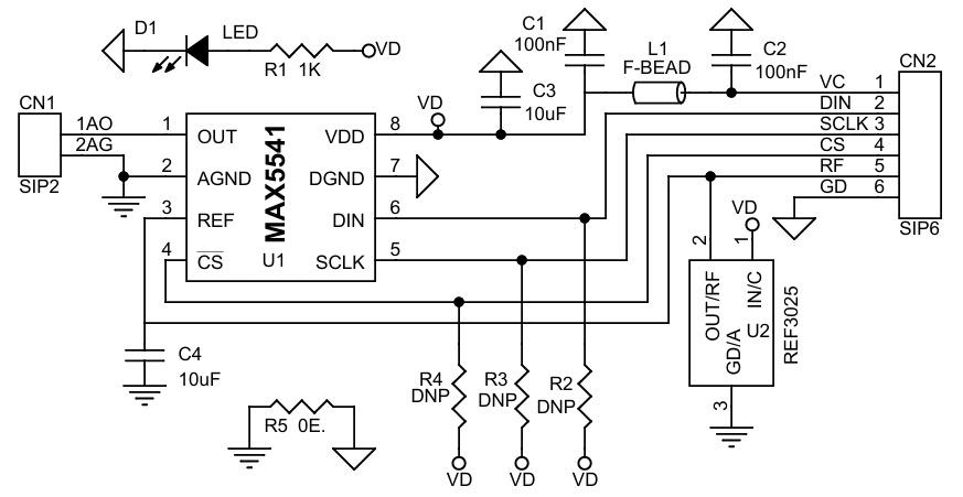 Serial-Input, Voltage-Output, 16-Bit DAC - Electronics-Lab
