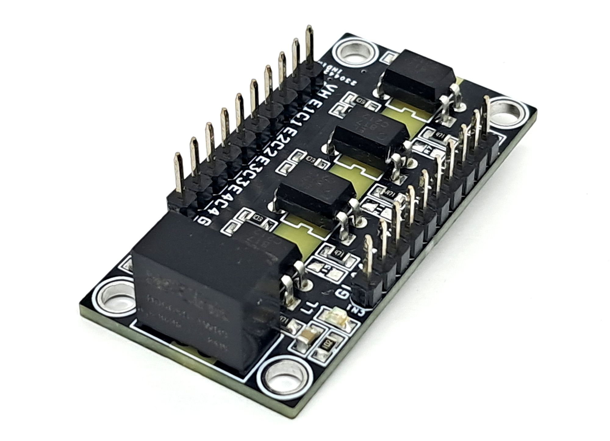 4 Channel Optically isolated board with DC-DC converter - Electronics-Lab