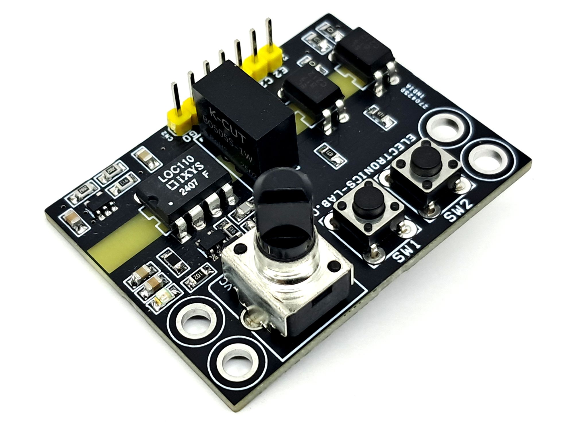 Isolated Potentiometer and Switch Module using LOC110 - Electronics-Lab