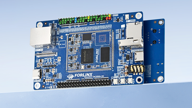 RK3506J Mini SBC for low-power industrial IoT applications.