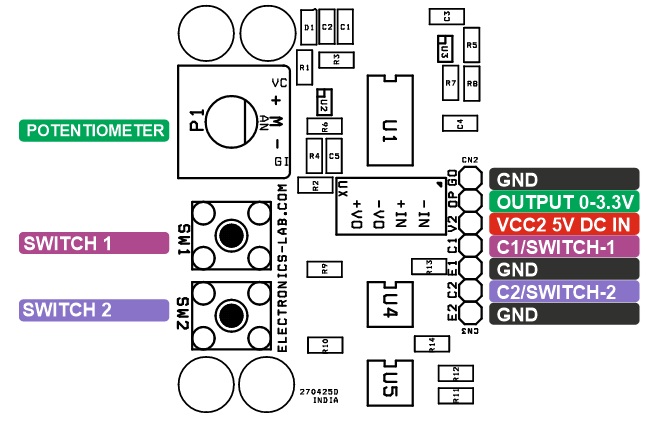Isolated Potentiometer and Switch Module using LOC110 - Electronics-Lab